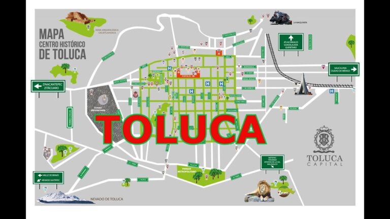 Mapa de Toluca: Nombres y Puntos Clave | Actualizado diciembre 2025